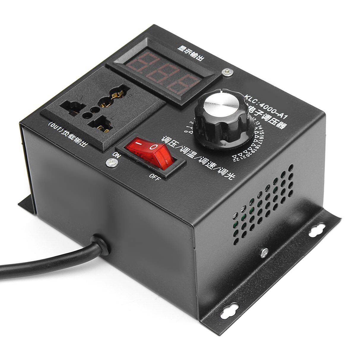 220V 4000W Variable Voltage Controller For Fan Spe... – Grandado