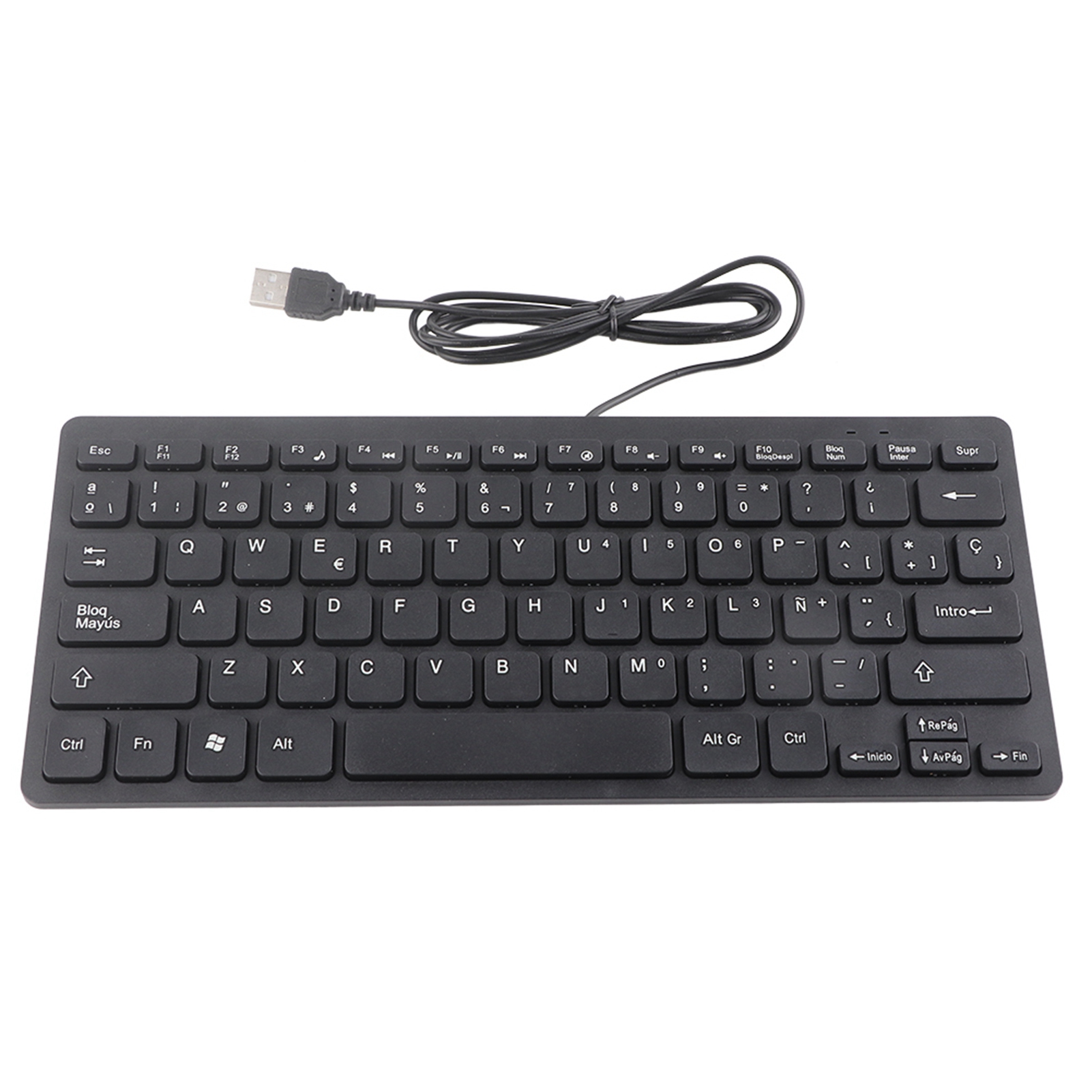 Keyboard Mini Keyboard Wired Mini Portable Spanish... – Grandado