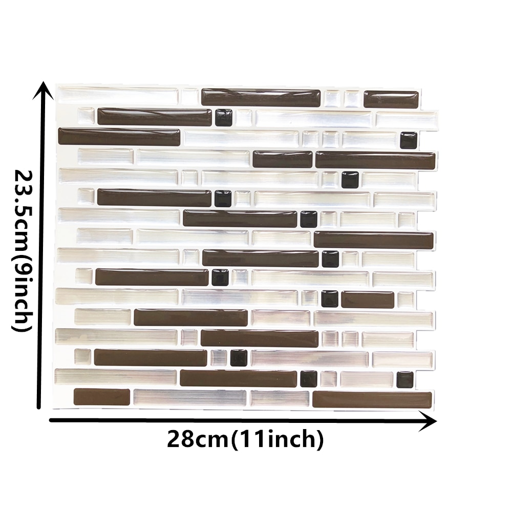 3d mosaik självhäftande kakel backsplash väggdekal... – Grandado