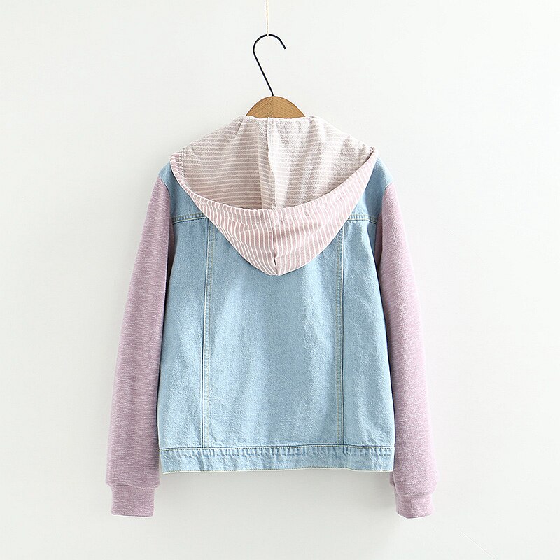 Women Harajuku Denim Jackets Japanese Style Autumn... – Grandado