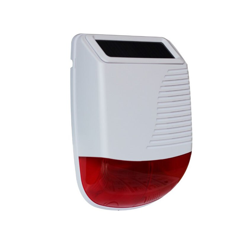Solar Wireless Sound And Light Siren Red Flashligh... – Grandado