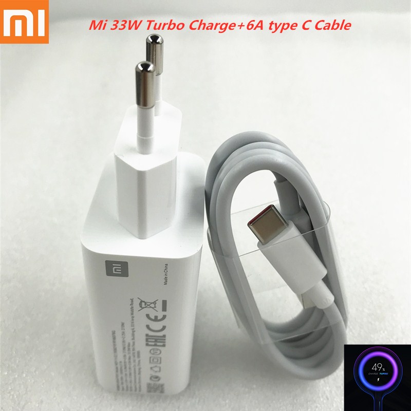 Original xiaomi 33w turbo-adapter qc4.0 snabbladd... – Vicedeal