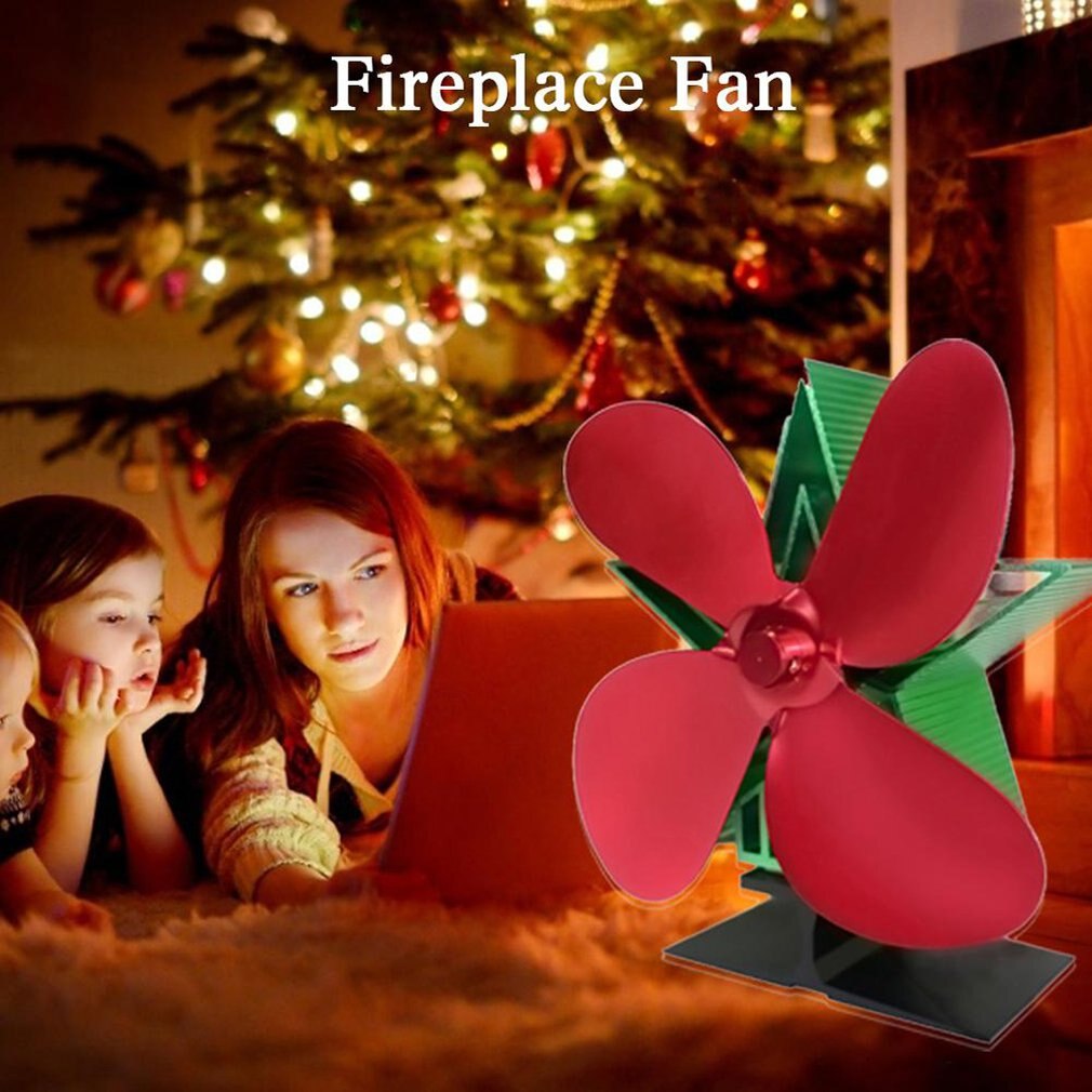 European and American Christmas Fireplace Fan ther... – Vicedeal
