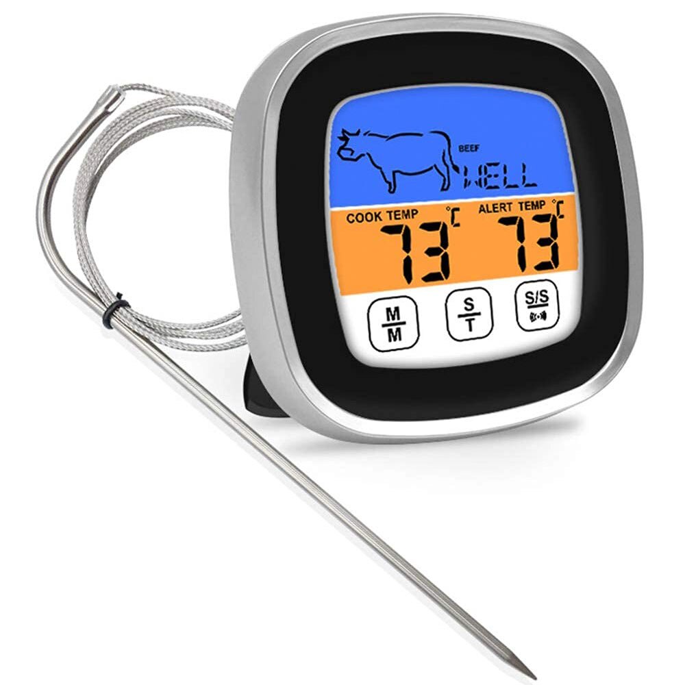 Digital Meat Kitchen Thermometer Stainless Waterpr... – Grandado