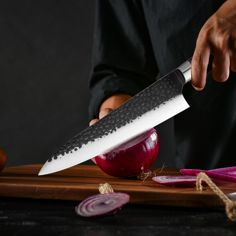 Professionelle Kochen Koch Messer Geschmiedet Edel... – Grandado