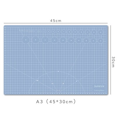A3 A4 A5 Translucent Cutting Mats Pvc Grid Lines S... – Grandado