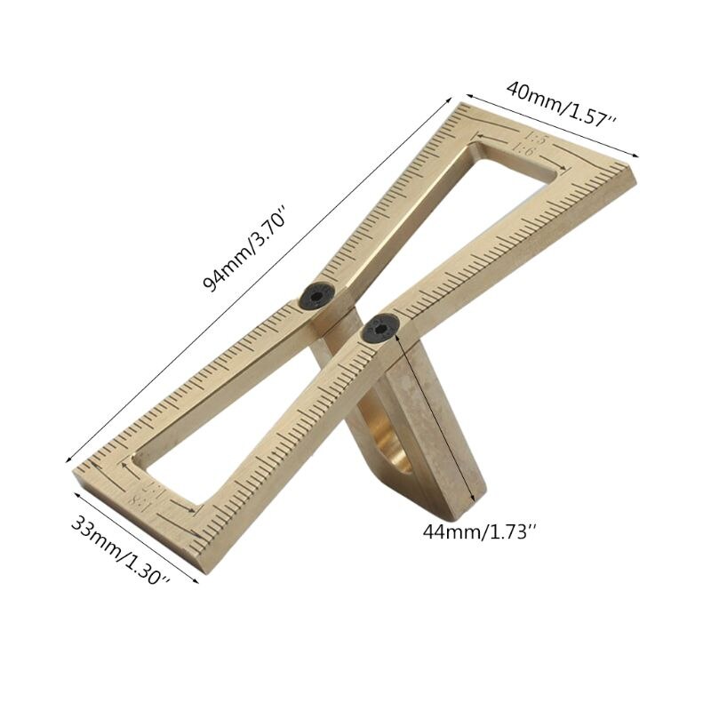 Dovetail Mortise Gauge Industrial Spacing Gauges M... – Vicedeal