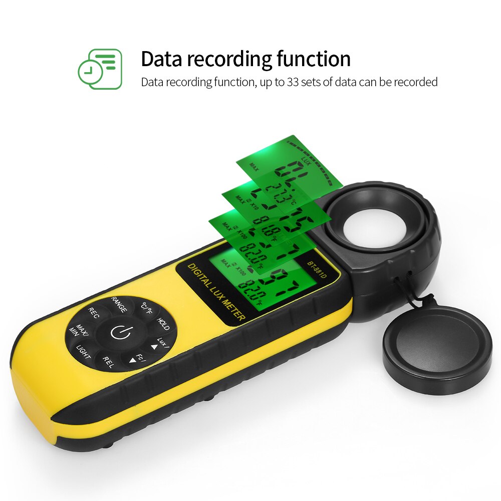 KKMOON BT-881D Digitale Lux Meter Handheld Luxmete... – Grandado