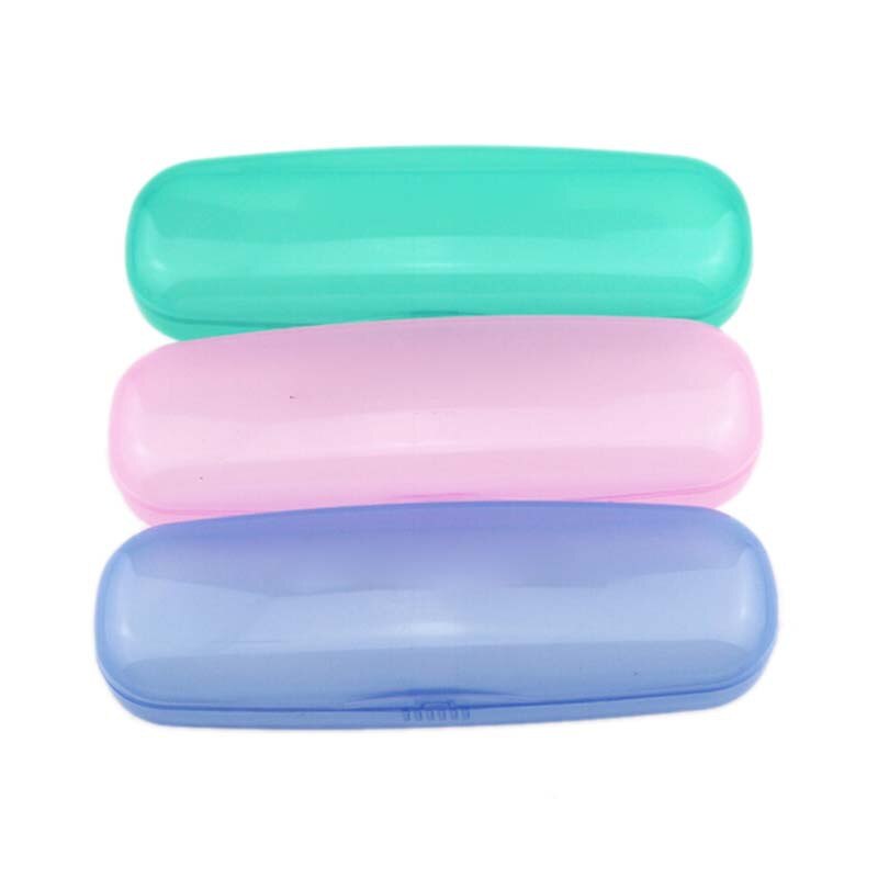 Clear Hard Plastic Plain Glasses Holder Box Portab... – Grandado