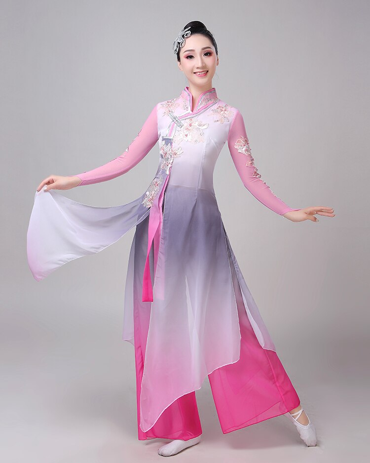 Chinese Style Hanfu Classical Dance Practice Cloth... – Grandado