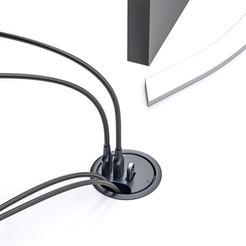 Desk Round Perforated USB 3.0 Extended 3-Port Hub,... – Vicedeal