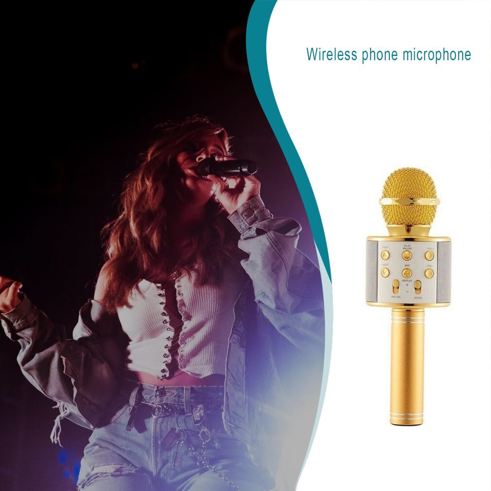 Bluetooth Wireless Karaoke Microphone Wireless Mic... – Grandado