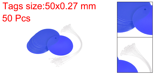 Uxcell Round Plastic Tags Tear Proof and Waterproo... – Vicedeal