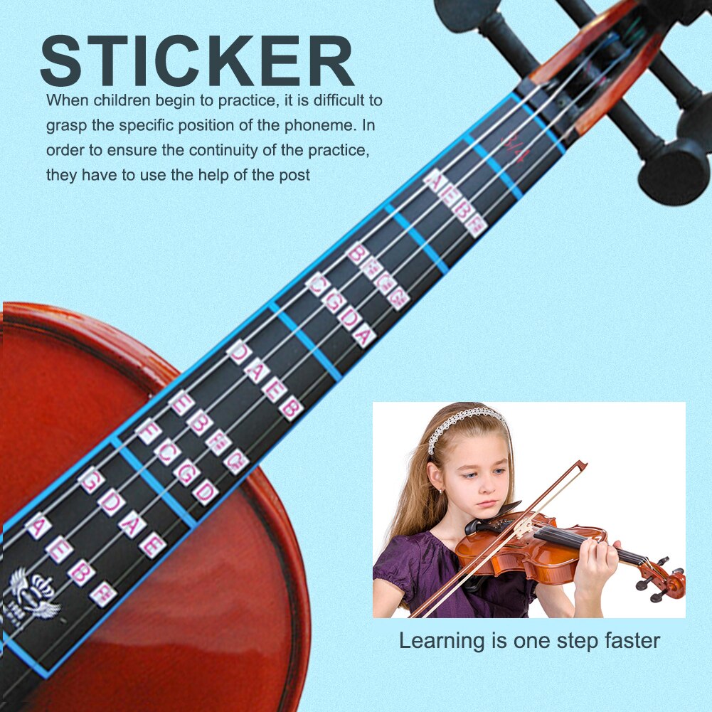 3/4 4/4 Violin Fretboard Sticker Tape Beginners Le... – Grandado