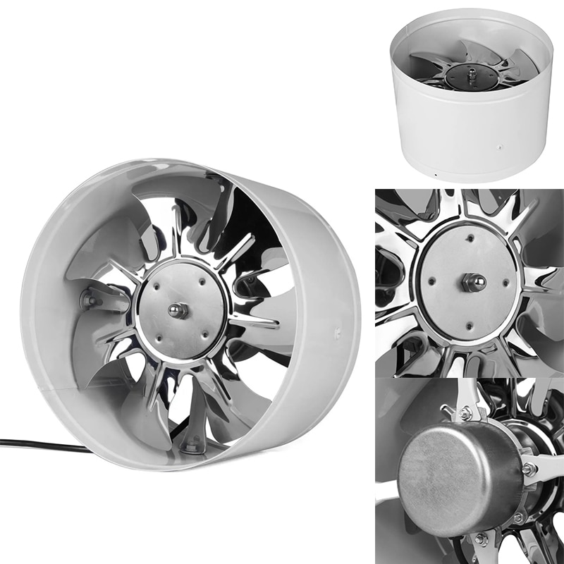 220V Inline Duct Fan Booster Exhaust Blower Air Co... – Vicedeal