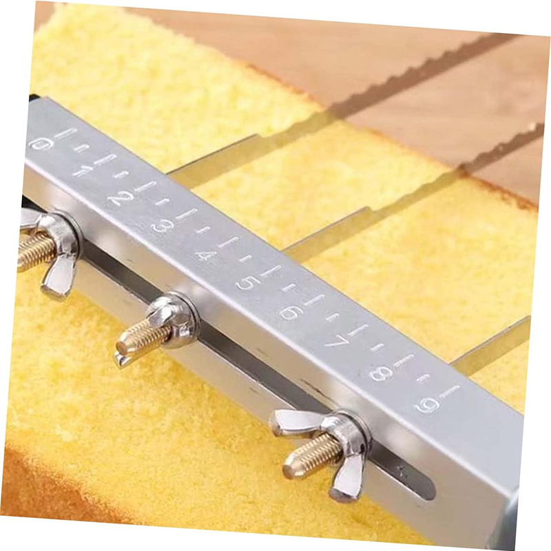 Large Adjustable 3 Blades Cake Cutter Interlayer C... – Grandado