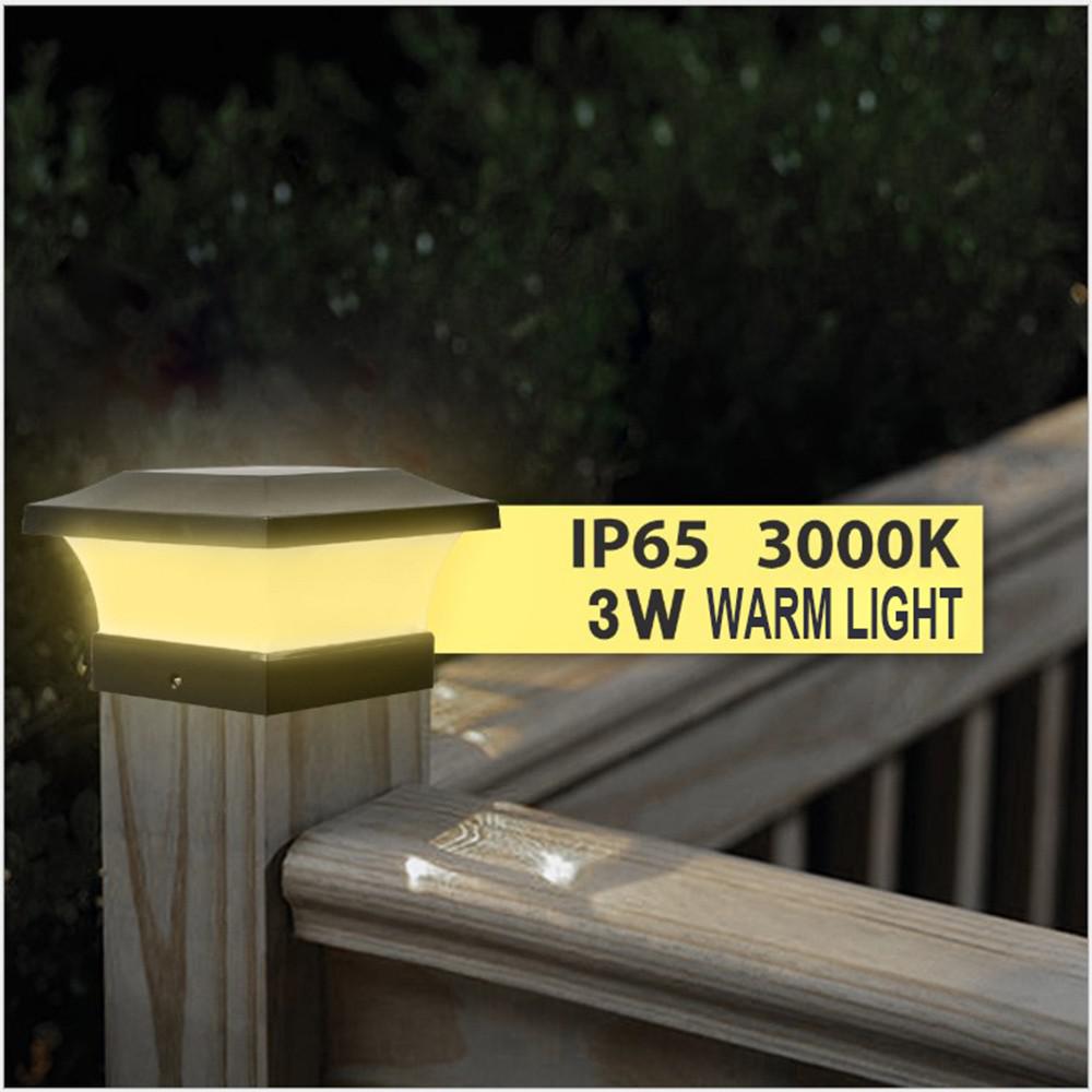 Square Solar Light Fence Light IP65 Outdoor Waterp... – Vicedeal