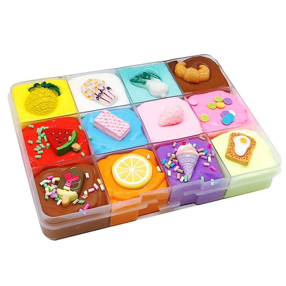 DIY Fluffy Slime Fruit Dish Slime Mud Nontoxic Sen... – Vicedeal