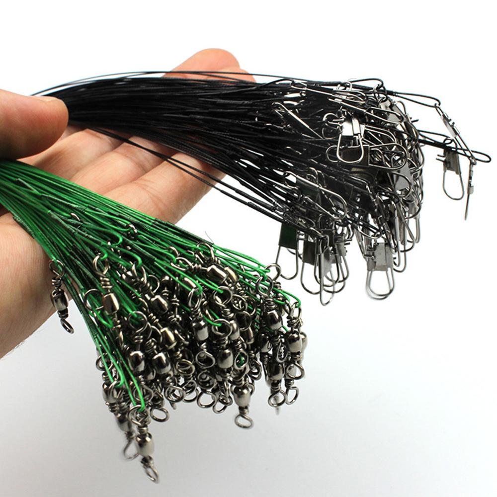 20PCS Anti Bite Steel Fishing Line Steel Wire Lead... – Grandado