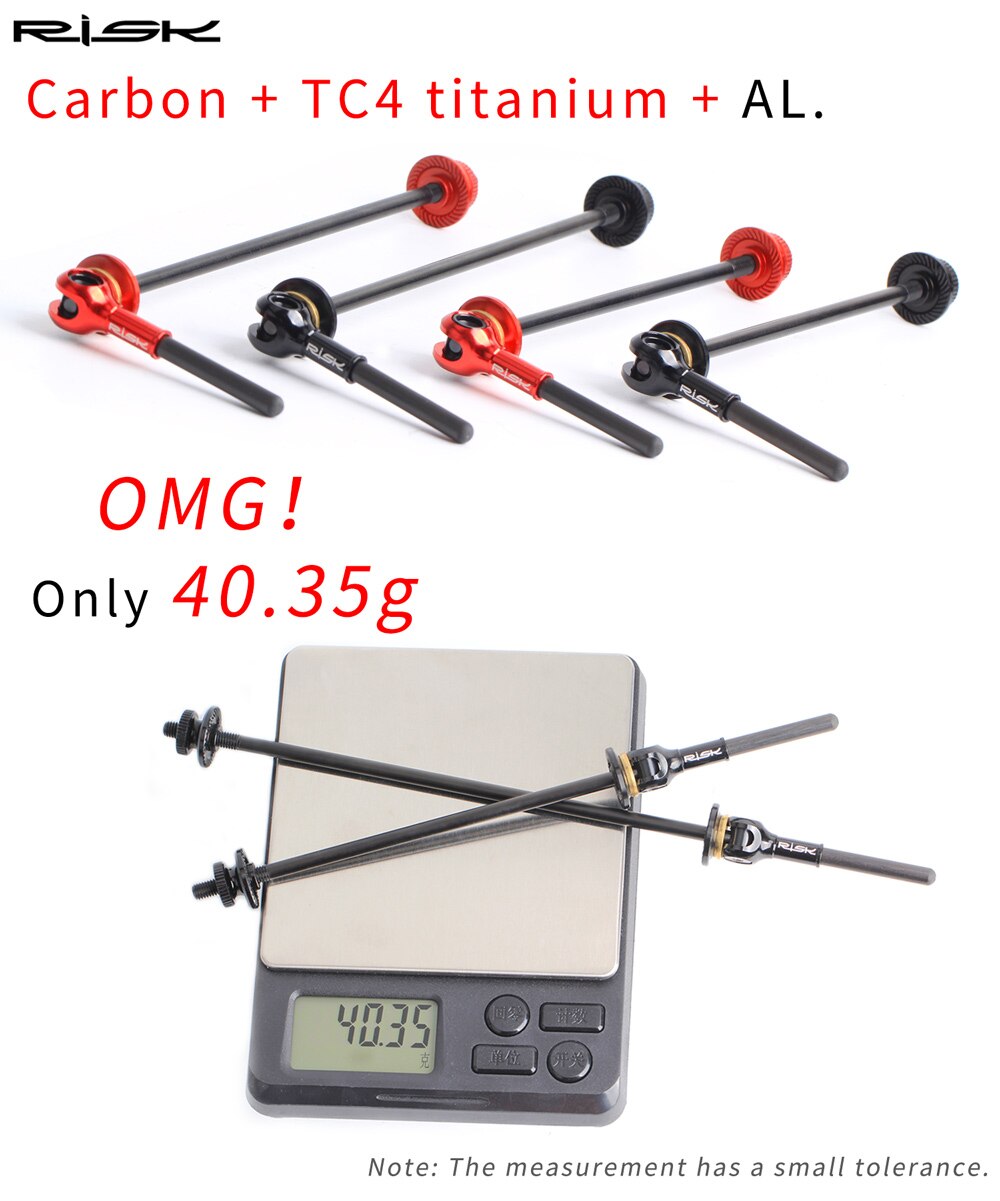 RISK Titanium Ti 100/130mm Bike Quick Release Skew... – Grandado