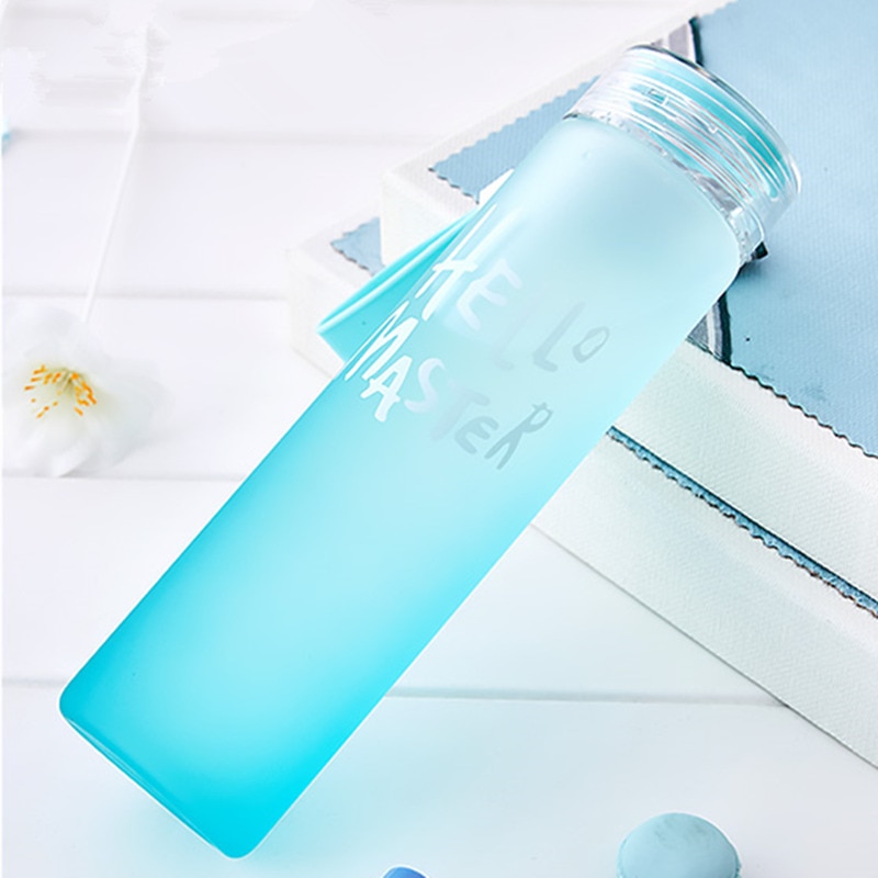 500 Ml Frosted Plastic Waterfles Draagbare Kleurve... – Vicedeal