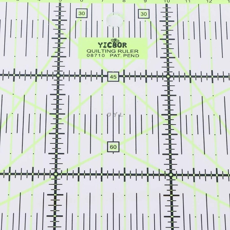 Transparent Quilting Sewing Patchwork Ruler Cuttin... – Grandado