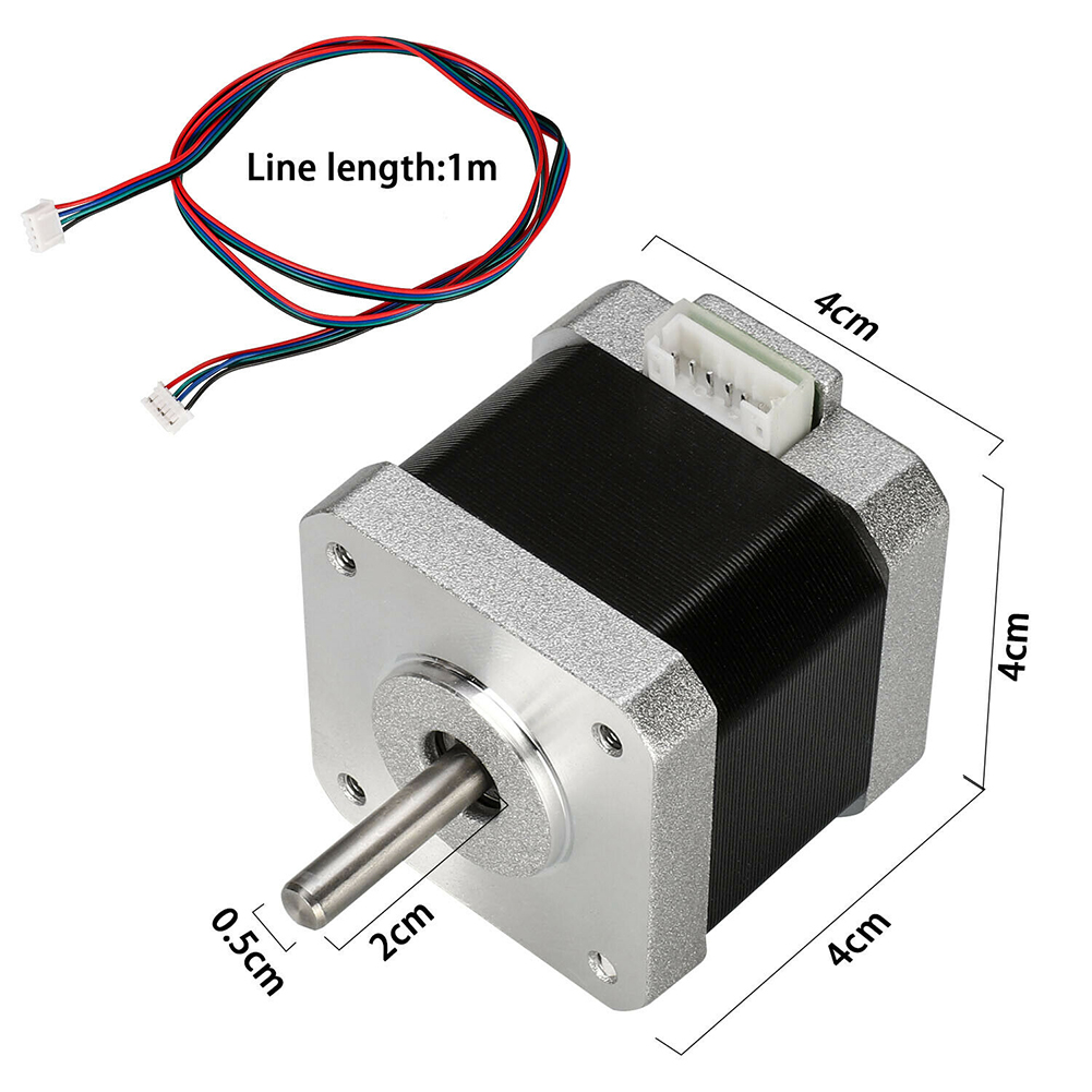 5 pièces Nema 17 moteur pas à pas 0.4N.M 42mm haut... – Grandado