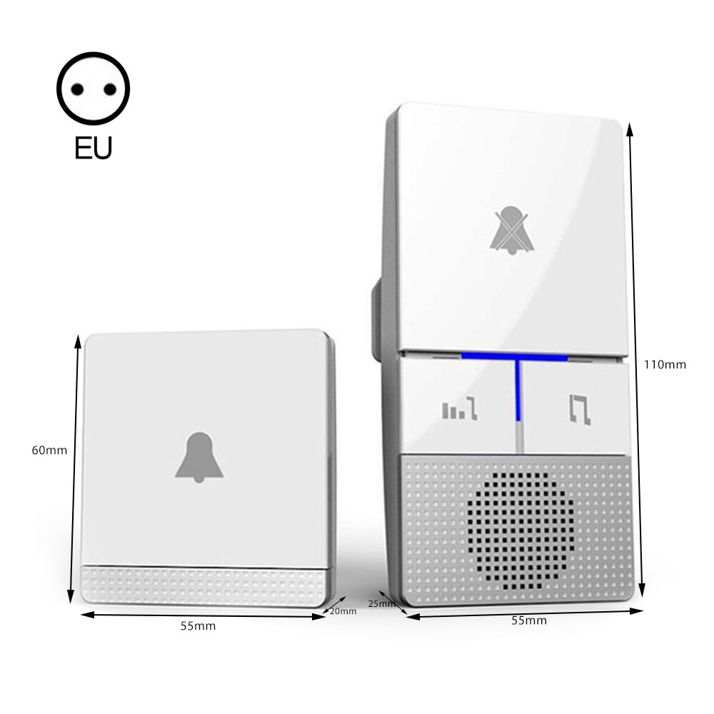 Wireless self-powered doorbell Electronic smart wa... – Grandado
