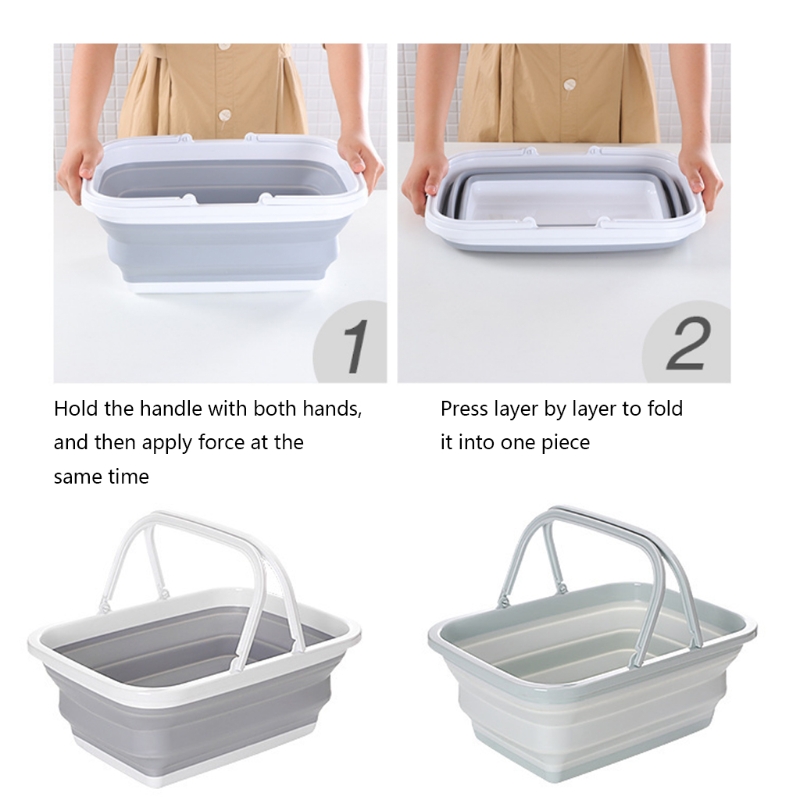 Rectangle Collapsible Sinks Camping Picnic Baskets... – Grandado