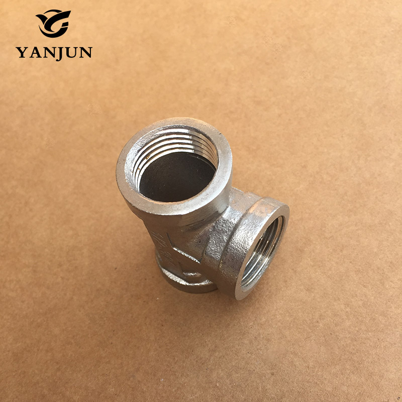 Tee 3 Way 304 rvs pijp Connector 1/2 "Bsp x 1/2" B... – Grandado