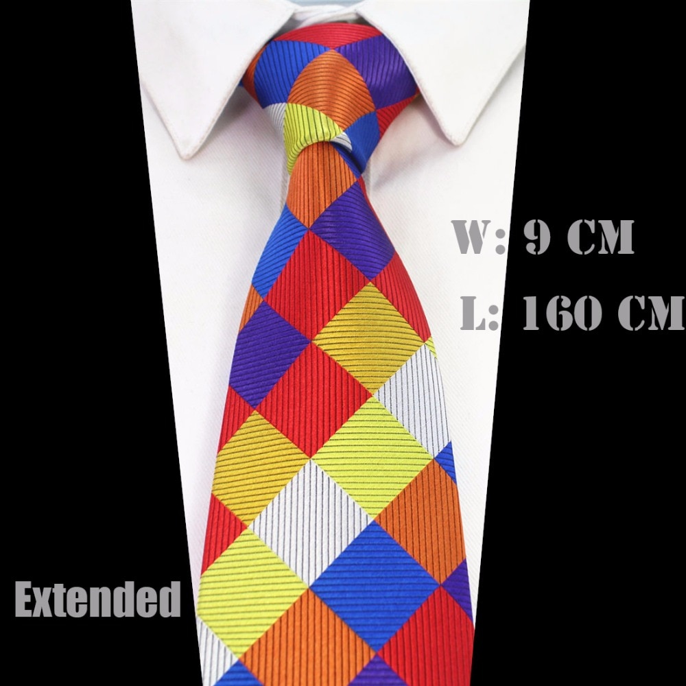 GUSLESON Arrivel Extra Long Size Tie For Men 160cm... – Vicedeal