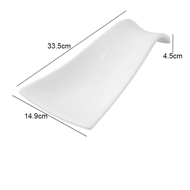 Ceramic Sashimi Sushi Plates Snacks Desserts Tray ... – Vicedeal