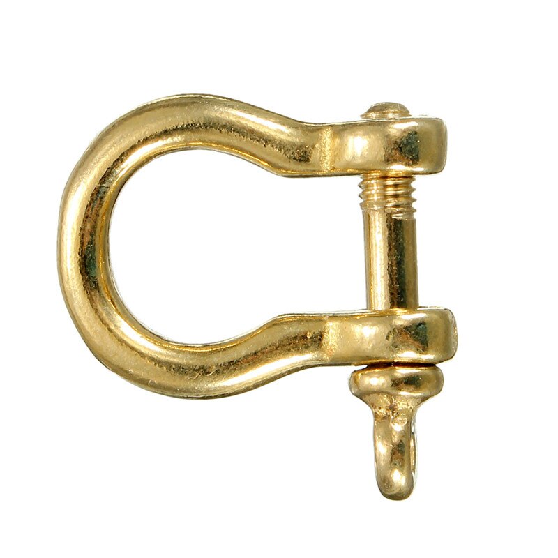 Solid Pure Brass Carabiner Shackle Key Ring Chain ... – Vicedeal