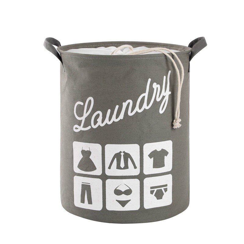 Laundry Basket Cotton and Linen Laundry Basket Clo... – Vicedeal