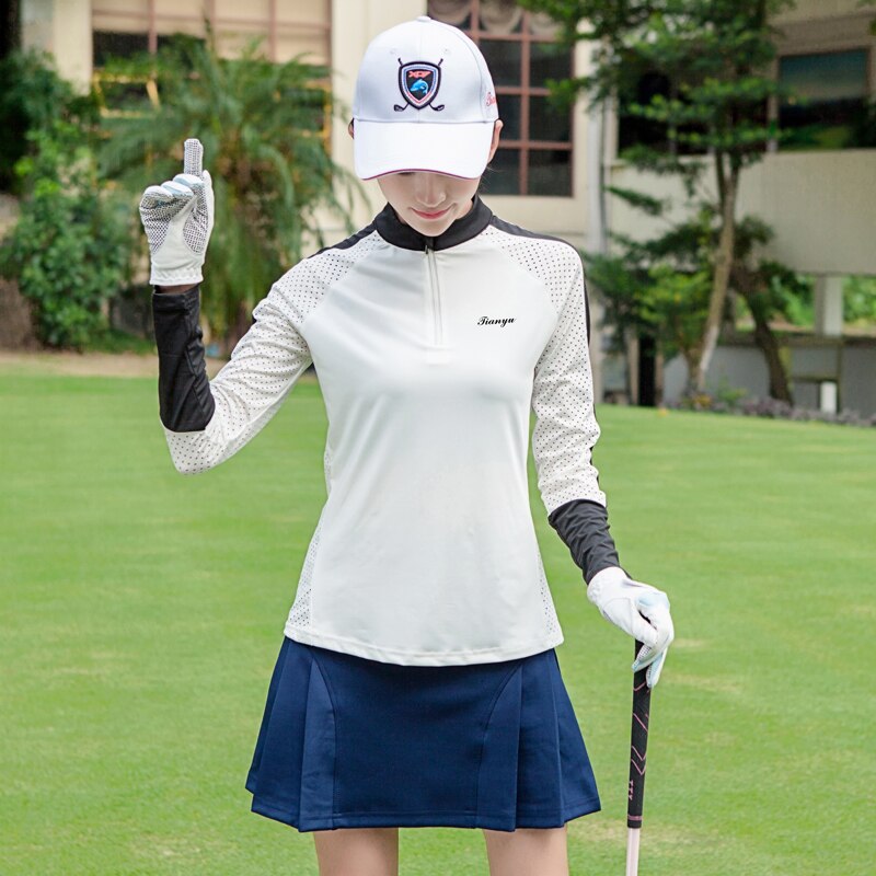 Golf Kleding Blouse Dames Shirts Lente Herfst Zon ... – Vicedeal