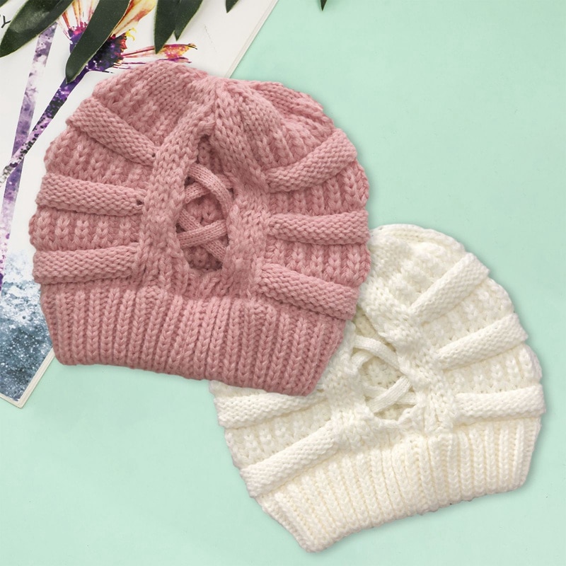 Winter Knitting Hats Winter Women Hat Ladies Girl ... – Vicedeal