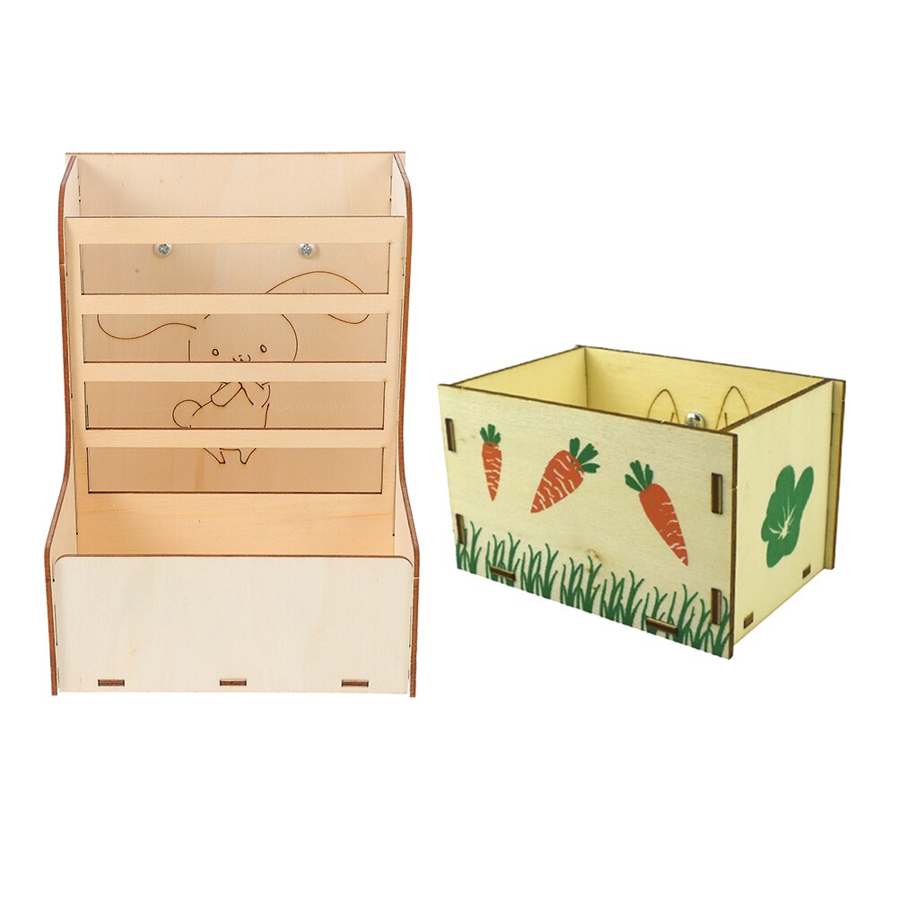 2pcs Pet Rabbit Cage Feeding Tool Guinea Food Box ... – Vicedeal