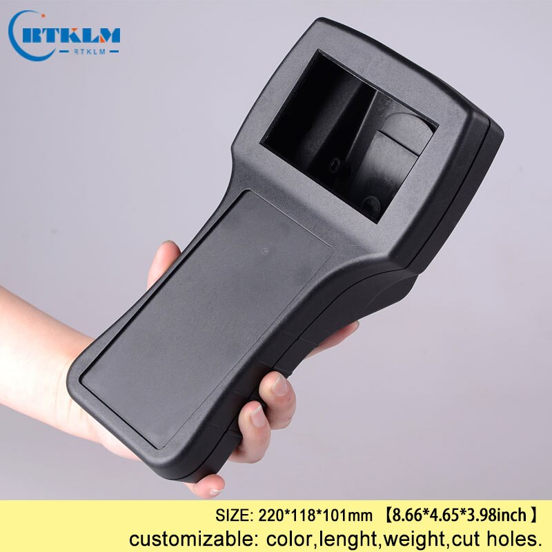 Black plastic handheld box abs plastic enclosure p... – Grandado