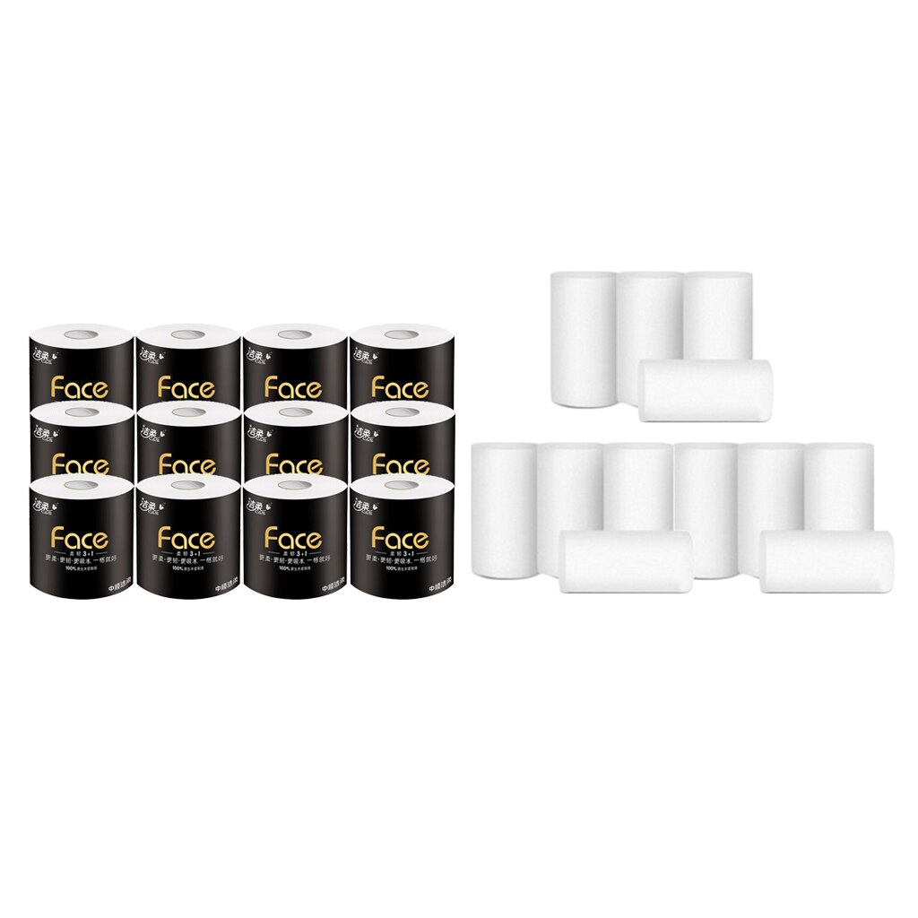 24 Rolls 4-Ply Toilet Paper Bulk Roll Bath Bathroo... – Vicedeal