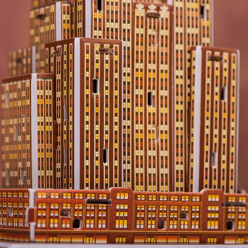 3D DIY York Empire State Building Model Puzzle Toy... – Vicedeal