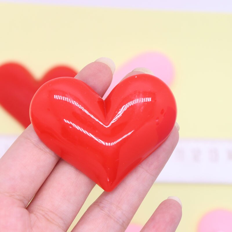 50mm fridge magnet red pink heart decoration magne... – Grandado