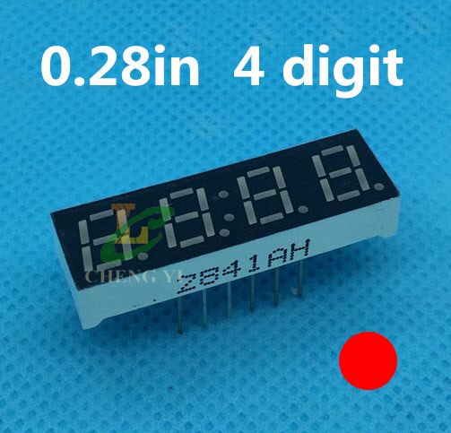 0.28 inch WHITE 4 Bit Clock Digital Tube LED Displ... – Vicedeal