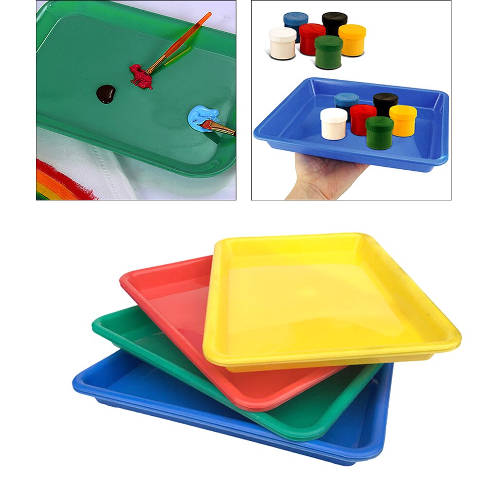 Plastic Tray Craft Art Activity Tray Rectangular M... – Grandado