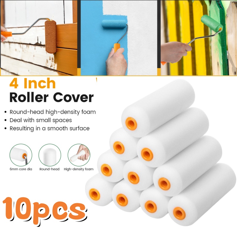 10PCS 4 Inch High Absorption Foam Paint Roller Cov... – Vicedeal