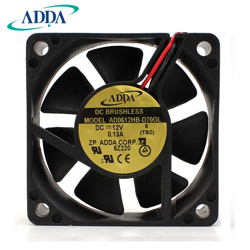 Adda AD0612HB-D70GL 6015 12V0.13A 6Cm Dubbele Koge... – Grandado