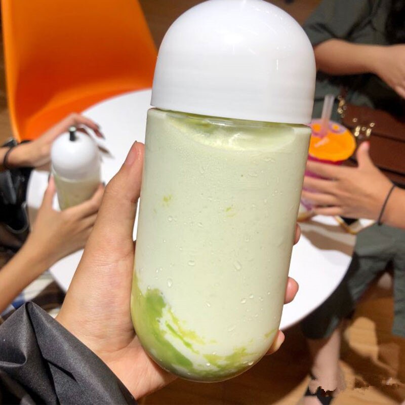 10pcs Ned net transparent cute bottle 500ml pet pl... – Grandado