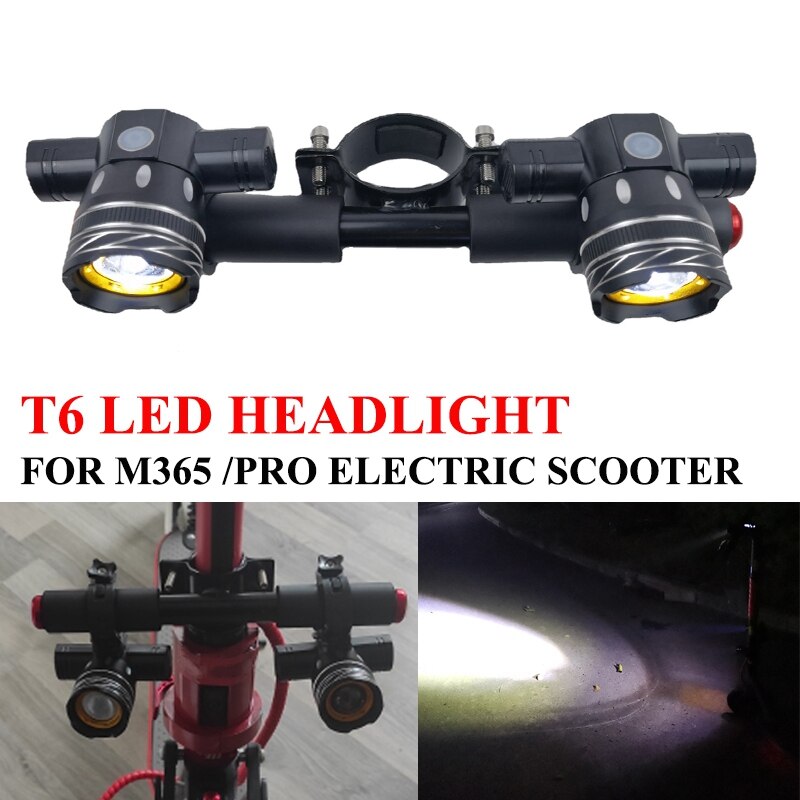 Electric Scooter LED Headlight USB Rechargeable Fo... – Vicedeal