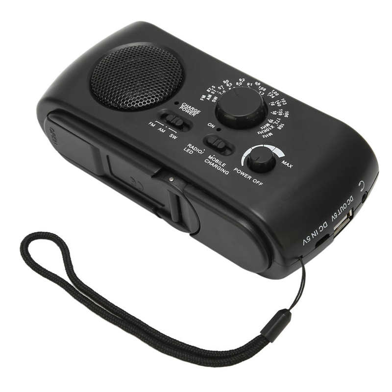 Solar Radio ABS Hand Crank Radio Reliable Multiban... – Vicedeal