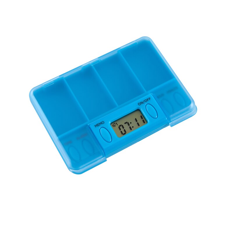 4 Grid Intelligent Plastic Pill Box Electronic Tim... – Vicedeal