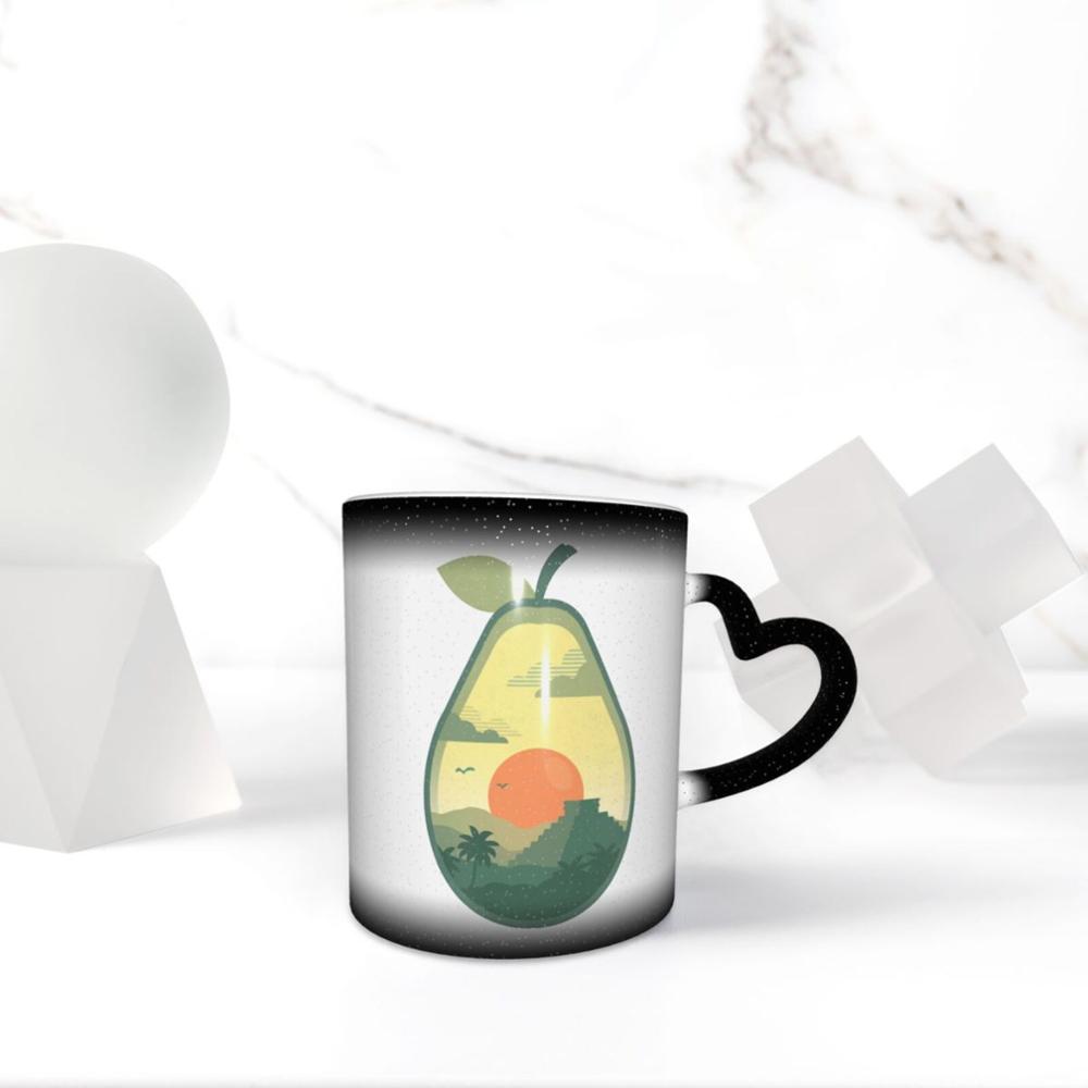 Mexicola Grande Avocado Shaped Sunset coffee K mug... – Vicedeal